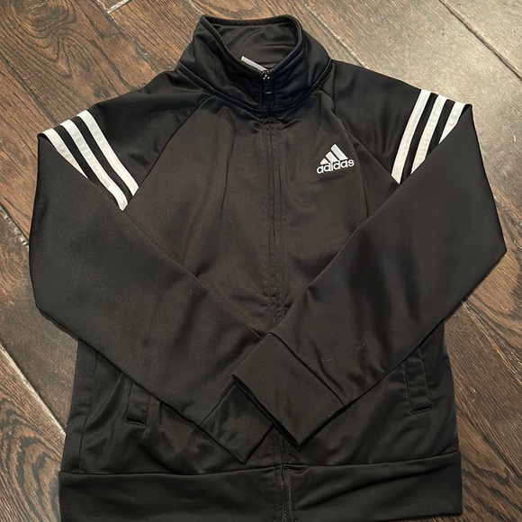 adidas | Jackets & Coats | Adidas Original Three Stripe Kids Track ...